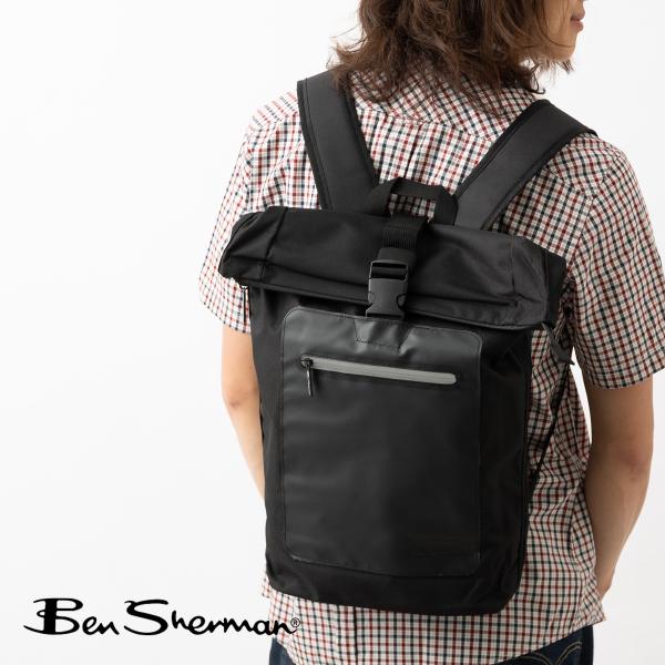 BEN SHERMANROLL TOP BAGベンシャーマンロールトップバッグBen Shermanベンシャーマンのロールトップバッグです。 カラーは洗練されたクールなブラック。実用的で耐久性に優れた機能的にも頼れるデザイン。シンプルなデザ...