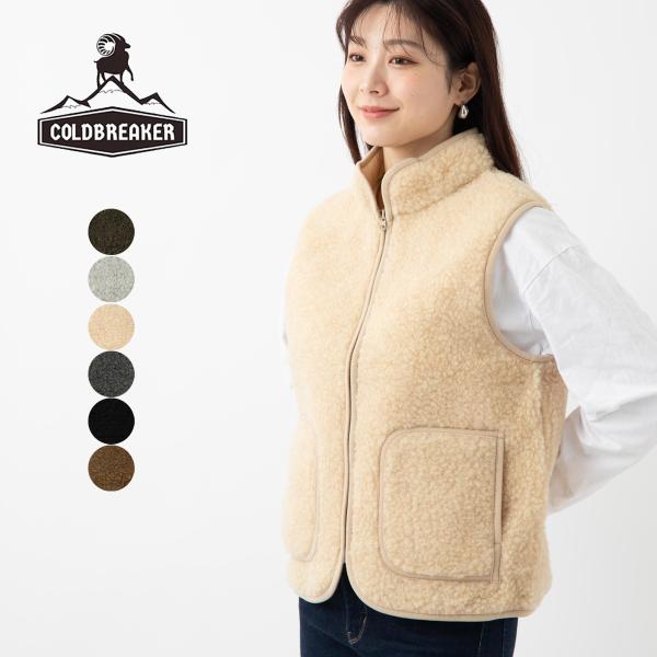 CCOLD BREAKERSTAND COLLAR VESTFIGOコールドブレーカースタンドカラーベスト ふっくらとしたウールパイルがやさしく包み込む、軽やかな着心地のベスト。一枚での着用はもちろん、ジャケットのインナーとしても活躍します...