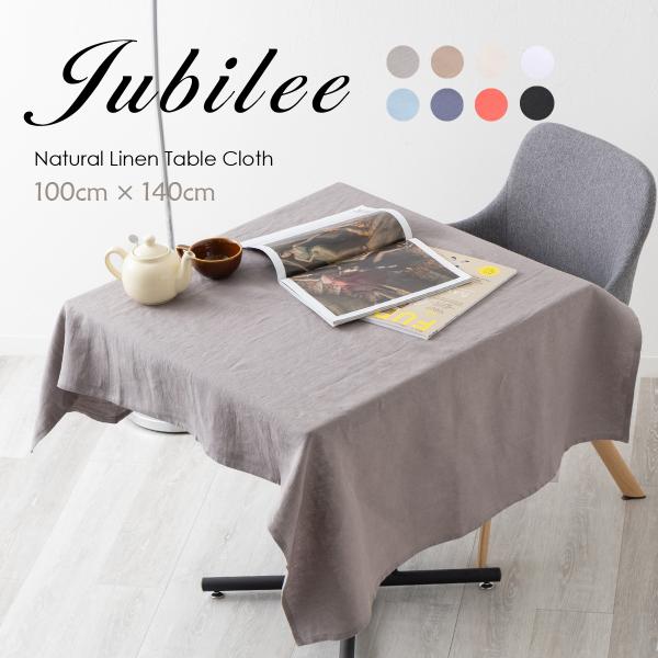JUBILEE NATURAL LINEN TABLE CLOTH天然リネン100%の風合いが味わい深いJubileeオリジナルのテーブルクロスです。シンプルなプレーンカラーデザインで使い勝手の良いアイテムです。一つ一つ手作りで作成。それぞ...