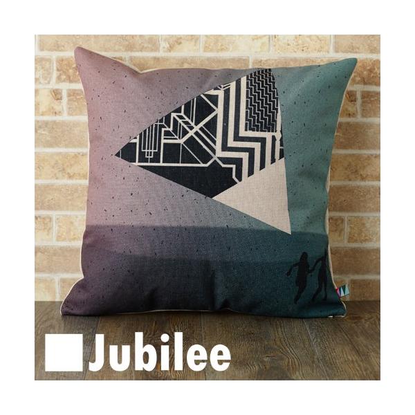 クッションカバー 北欧デザイン 45×45cm リネン 天然の麻で出来たハンドメイド スペース コズミック Kelwin Design プレゼント ギフト 新生活 新居 引越し祝い 新築定番の45cm x 45cm安心安全の天然理念素材。3...