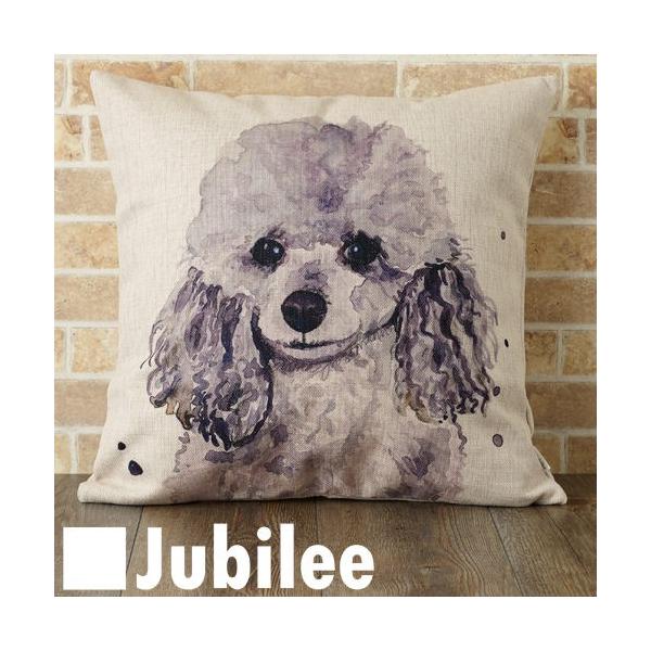 犬 クッション カバー 北欧デザイン ペット 45×45cm リネン 天然 麻 ハンドメイド トイプードル いぬ Ginny&amp;I プレゼント ギフト 新生活 新居 引越し祝い 新築定番の45cm x 45cm安心安全の天然理念素材。...