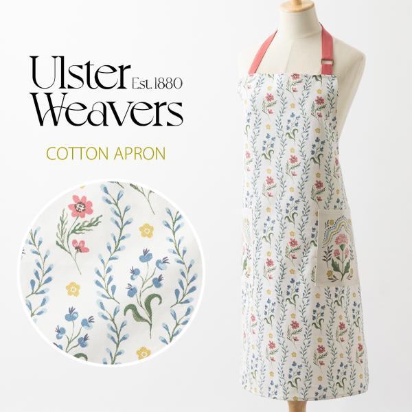 ULSTER WEAVERSCOTTON APRON【 Boho Floral 】ULSTER WEAVERSのコットンエプロンです。しっかりとしたコットン生地にセンスの良いプリントが映える、他にはないデザイン。華やかで可愛らしいデザインは...