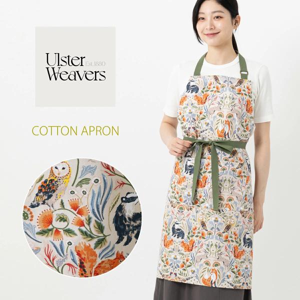 ULSTER WEAVERSCOTTON APRON【 Blackthorn 】ULSTER WEAVERSのコットンエプロンです。しっかりとしたコットン生地にセンスの良いプリントが映える、他にはないデザイン。華やかで可愛らしいデザインは自...