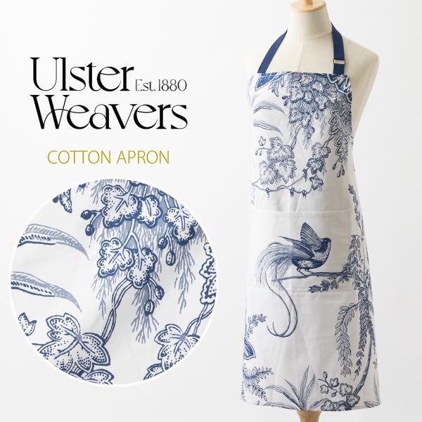 ULSTER WEAVERSCOTTON APRON【 Willow Toile 】ULSTER WEAVERSのコットンエプロンです。しっかりとしたコットン生地にセンスの良いプリントが映える、他にはないデザイン。華やかで可愛らしいデザイン...