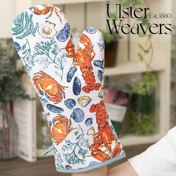 ULSTER WEAVERSGAUNTLET OVEN GLOVE【 Shellfish 】ULSTER WEAVERSのオーブングローブです。ボリュームのあるキルティング素材で耐熱性に優れており熱が伝わりにくい作り。料理が楽しくなるような...