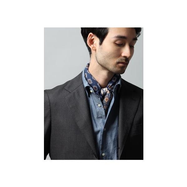 【色】ネイビー系【柄】小紋【ブランド】SUIT SQUARE(スーツスクエア)　UNIVERSAL LANGUAGE(ユニバーサルランゲージ)【サイズ】F