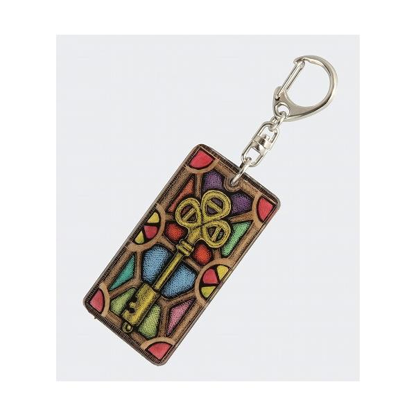 アーテック ArTec アートガラスキーホルダーレザー付 ( 長方形 )