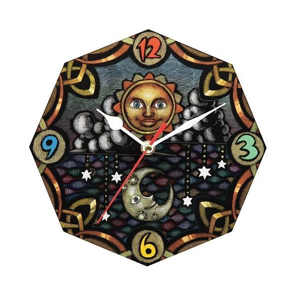 アーテック ArTec 八角アートガラス時計