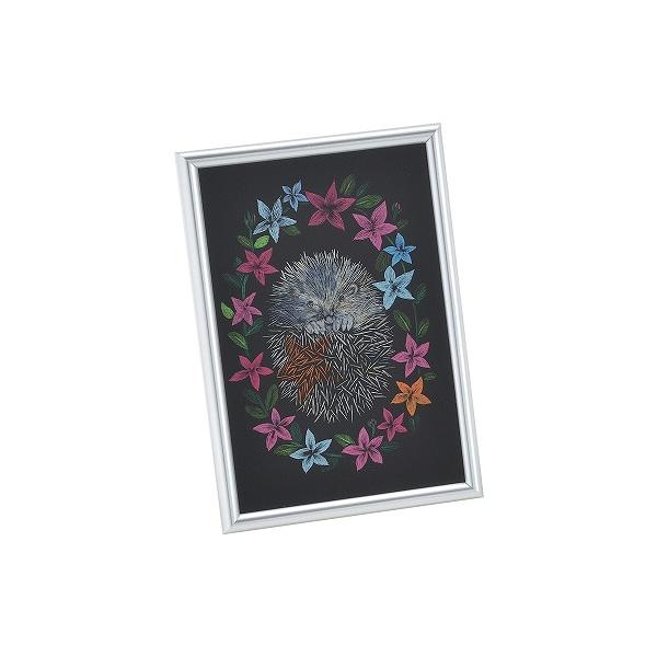 【2個セット】 アーテック ArTec アクリル製アートガラス メタリックフレームセット 小