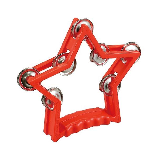 アーテック ArTec 星形タンバリン 赤