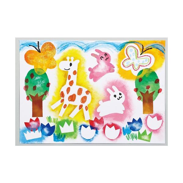 【3個セット】 アーテック ArTec かんたんステンシルはんが 8切