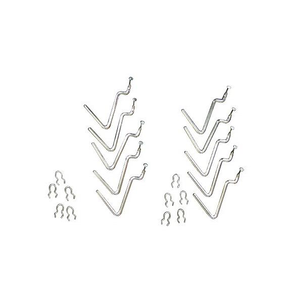 アーテック ArTec 有孔パネル専用フックL字型 ( 10個組 )