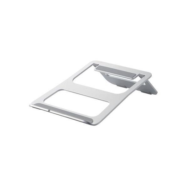 エレコム ELECOM パソコンスタンド 10.1〜15.6インチ ノートパソコン 折りたたみ式 姿勢改善 アルミ合金製 テレワーク オフィス シルバー PCA-LTSFA7SV