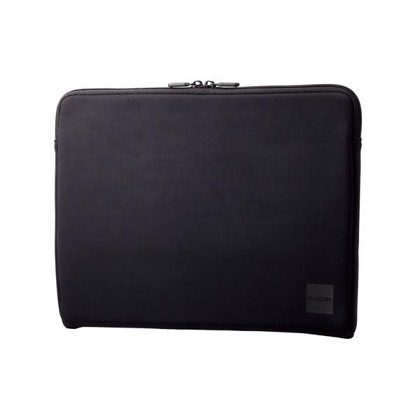 パソコンケース 14インチ 【 MacBook Air / Pro ~14インチ M2 M1 Surface Pro 9 / Laptop 5 ~15インチ 他対応 】 耐衝撃 撥水加工 スリム ファスナー式 ブラック