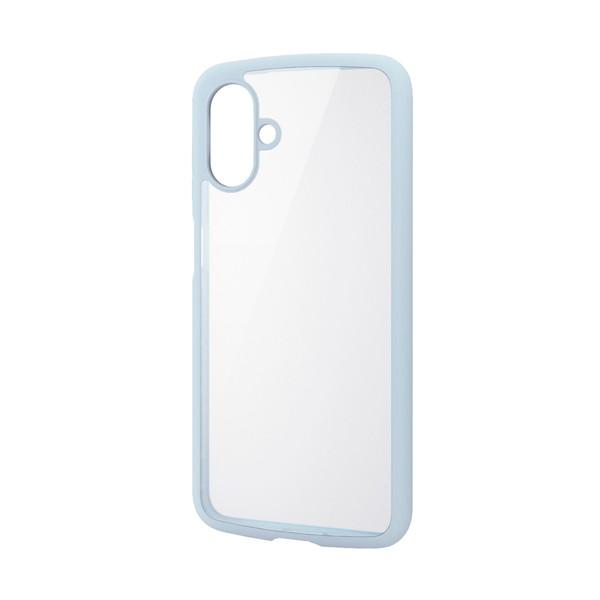 Galaxy A25 5G ケース ハイブリッド 衝撃吸収 軽量 薄型 カメラレンズ保護設計 ストラップホール ストラップホールシート付 TOUGH SLIM LITE ライトブルー