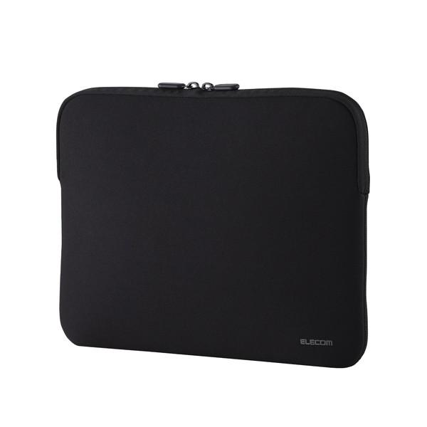 パソコンケース 11.6インチ 撥水 薄型 耐衝撃 ダブルファスナー 【 MacBook Air / Pro Dell HP Lenovo など ~11.6インチまでの ノートパソコン 】 ブラック