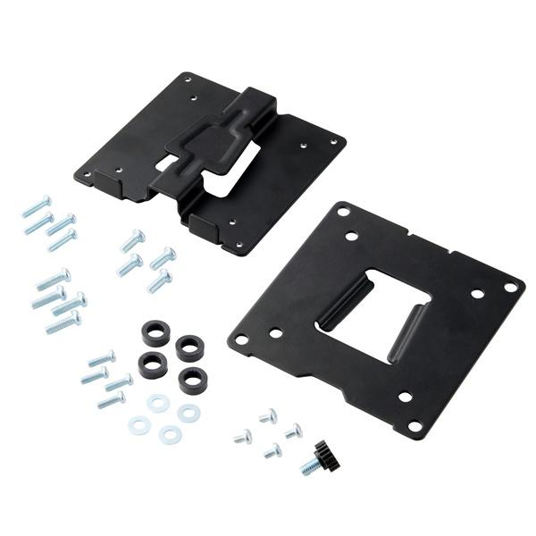 エレコム DPA-QB01BK VESAブランケット クイックリリース式 ネジ固定 VESA規格対応 モニターアーム専用 ブラックモニターの取り付けを、ラクに、スピーディーに。重いモニターを抱えながらの設置作業をなくし、挿し込むだけでモニタ...