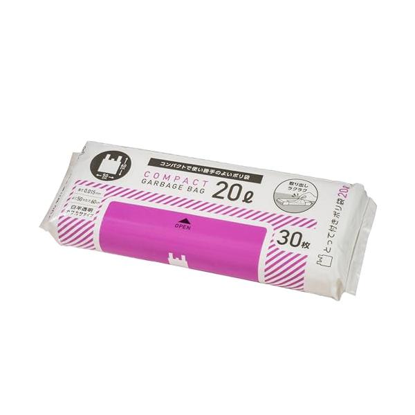 コア CT020R コンパクト手付20L 白半透明30P