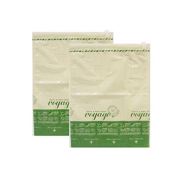 東和産業 圧縮袋 VO 押すだけ衣類圧縮パック M 2枚入り