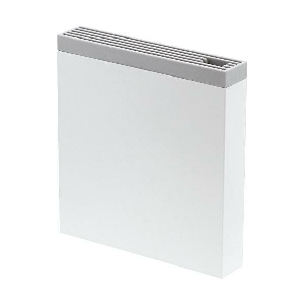 【2個セット】山崎実業 シンク下 包丁差し 洗いやすい着脱式カバー 包丁&amp; キッチンばさみ差し プレート ホワイト 3843