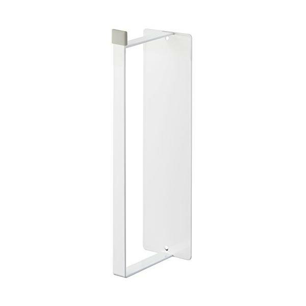 山崎実業 マグネット洗濯ハンガー収納ラック S ホワイト 約W6XD8.5XH26cm プレート ハンガー収納 洗濯機横 3918