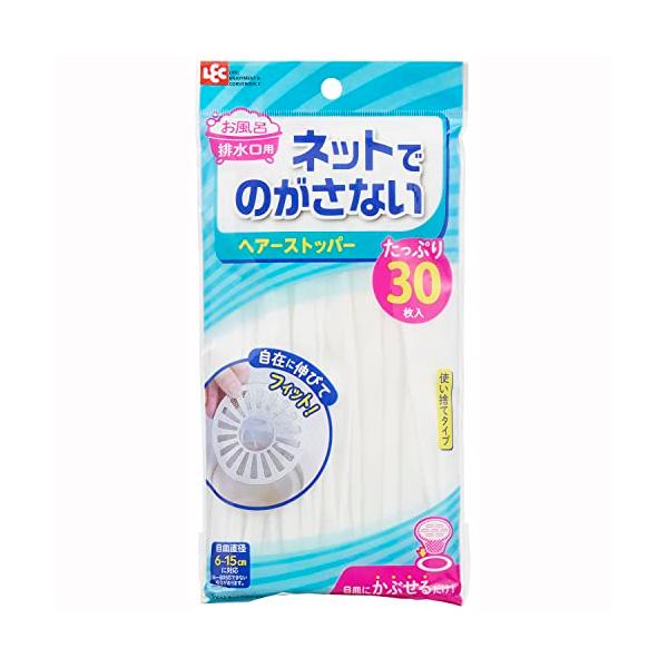 レック LEC ネットでのがさない 浴室用 ヘアストッパー 30枚入 B00512