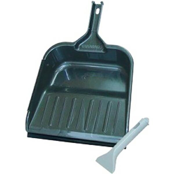 【3個セット】 高砂 NSX101GP ちりとり DX スクレーパー 付き ヘラ 掃除 約44×28cm タカサゴ TAKASAGO