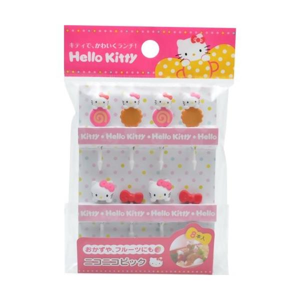 トルネ お弁当 ピック キティ にこにこ キャラ弁 ホワイト 人気商品ハローキティ ニコニコピック HK-25 トルネ