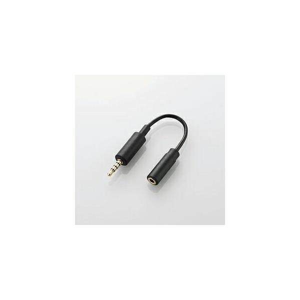 【4個セット】エレコム MPA-35AT01BK スマートフォン用 アンテナケーブル 0.1m ブラック スマートフォン用アンテナケーブル / スマホ スマートフォン
