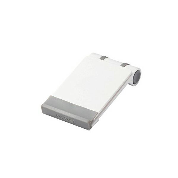 【3個セット】エレコム P-DSCMPWH スマホ用スタンド 角度調整可能 iPhone6S Plusにも対応 ソフトレザー ホワイト スマホ用スタンド / / ホワイト