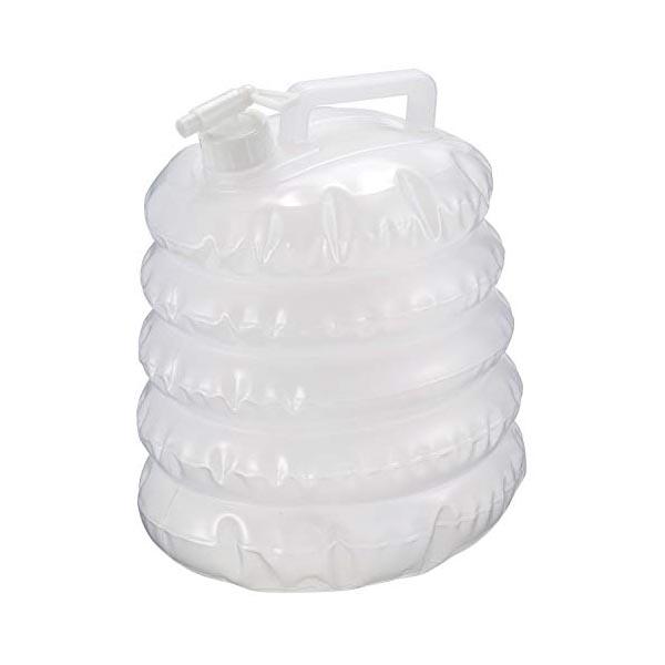 ベストコ Bestco ウォータータンク クリア 8L アコーディオン 給水 たためる ND-9081 熱中症対策 備蓄 非常用 伸縮 アウトドア●サイズ:幅27×奥行24×高さ20cm●材質:本体/LDPE(低密度ポリエチレン) 、コック...