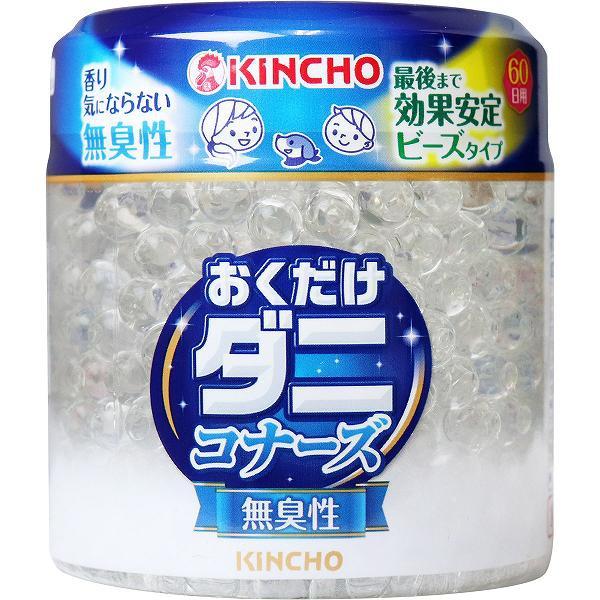 【5個セット】 おくだけダニコナーズ ビーズタイプ 無臭性 60日用 殺虫剤 置き型 虫除け 洗剤 ダニ用 大日本除虫菊 消臭剤 害虫駆除 消臭 無香性 雑貨品 おくだけ 日用消耗品 キンチョー 置くだけ簡単 忌避剤 防虫剤 清掃 虫コナー...