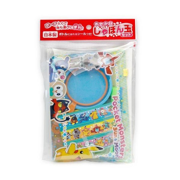 【6個セット】 ショウワノート ポケモン　おでかけシャボン玉セット 51-7033●ポーチ入りで持ち運びに便利なポケモンのしゃぼん玉セット。しゃぼん玉ボトルに貼れるシール付き。・パッケージサイズ：W150×H220×D30mm・内容：トレイ...