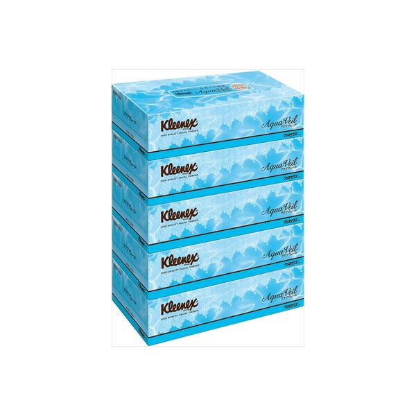 【20個セット】 クリネックスティシュー アクアヴェール 5箱パック 日本製紙クレシア ティッシュ※この商品は配送会社の都合により、北海道・沖縄・離島にはお届けできません。ご注文が確認された場合、キャンセルさせて頂く可能性がございますのであ...