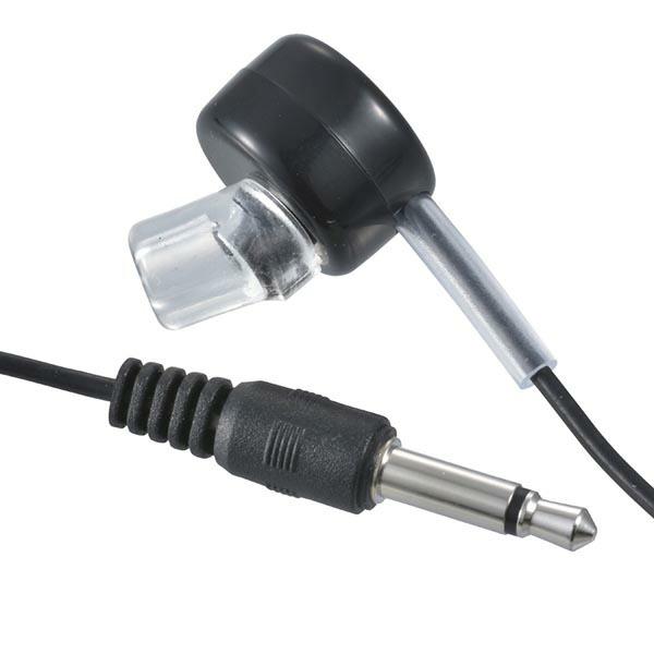 オーム電機 EAR-B355-K モノラルイヤホン3.5 I型 5M 黒  OHM カナル型 オーディオ ブラック ミニプラグ ストレート型 ヘッドホン モノラルイヤホン 片耳 有線 片耳モノラルイヤホン オーディオコム 大型テレビ用 テレ...