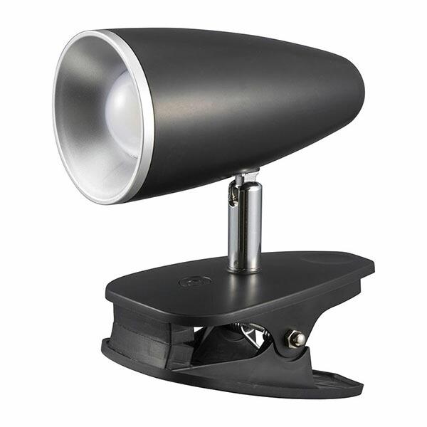 オーム電機 LTC-LC12S2-KN 2段階調光 LEDクリップライト (昼白色/4.7W/390 lm/ブラック) 学習 スポットライト ブラック 読書 間接照明 昼白色 デスク●読書や学習におすすめの昼白色●スイッチがクリップ上にあり...