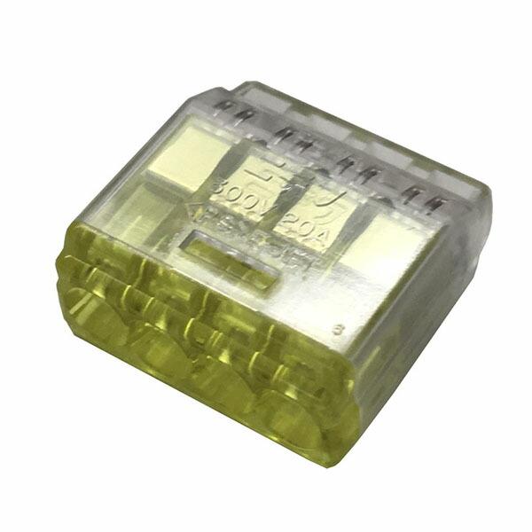 オーム電機 QLX4 4 差込型電線コネクタ (QLX4/4個入り)● 株式会社ニチフ製 クイックロック 差込形電線コネクタ● クイックロックは、屋内配線用差込形電線コネクタで電線を差込むことで接続されます。● 目視で電線挿入状態が確認でき...