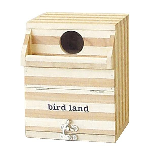 マルカン バードルーム セキセイインコ用自然木100％のかわいい巣箱自然木100％を使用したかわいい巣箱です。ケージに取り付けられるネジ付きで、正面扉にはカギが付いているので不意の開閉を防ぎます。ヌキ型巣皿付き。マグネット着脱式なので屋根部...