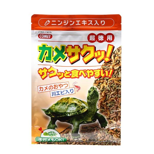 【6個セット】 イトスイ コメット カメサクッ！超徳用 300gニンジンエキス入りスティックと川エビを配合した栄養食ニンジンエキス入りスティックと川エビをバランスよく配合した水棲爬虫類用飼料です。・原材料：川エビ/フィッシュミール、小麦粉、...