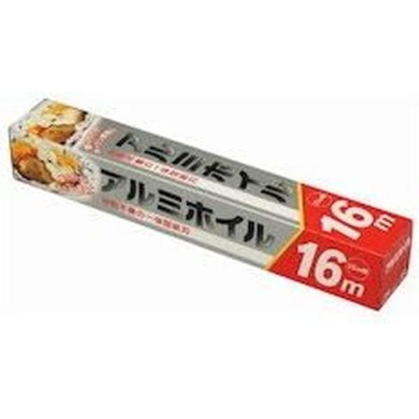 【5個セット】 大和物産 アルミホイル 25cm×16m●手にやさしい紙刃を使用盛付やオーブン料理に