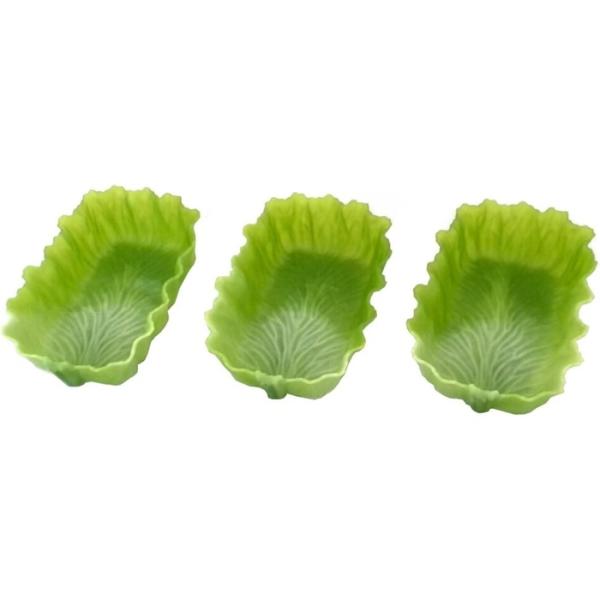 【5個セット】 ベジカップ角L G-レタス 3個入 ( おかずカップ お弁当カップ )●自然な野菜を連想させるお弁当カップ。お召し上がり時の鮮度感を提供します。色落ちしない2色樹脂製法だから安心。カップの内側、外側ともに抗菌効果があります。...