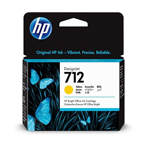 【2個セット】 HP 3ED69A 712 イエロー 29ml 純正インクカートリッジ ( ) DesignJet T650 T630 T230 T210 ＆