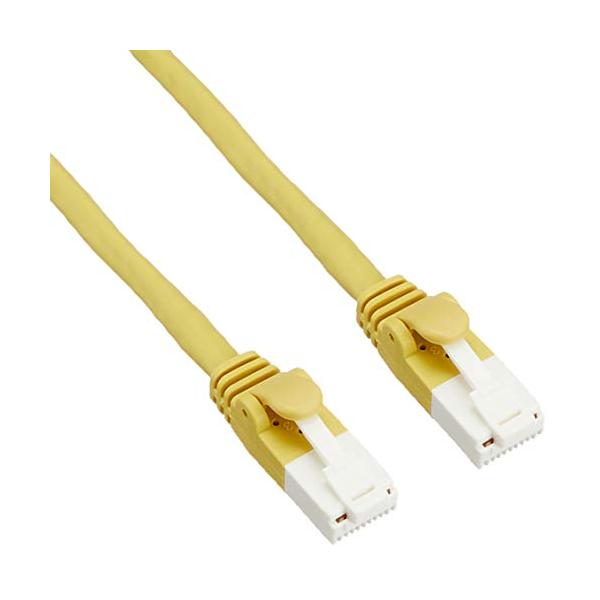 ELECOM LD-GPT/Y5/RS Cat6対応ツメ折れ防止LANケーブル/LD-GPTYRSシリーズ/5m