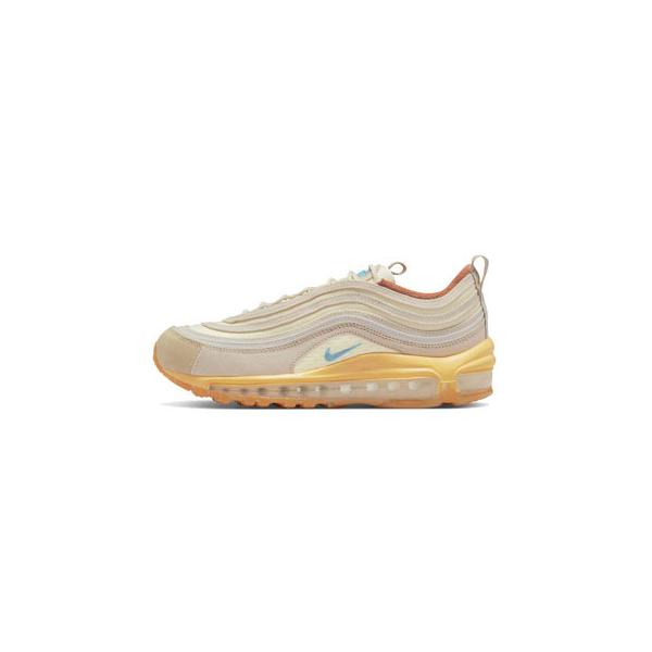 Tan/Gum  話題の”Air Max 97 Vibes Land”がで登場！！1997年に初のフルレングスのビジブルエアを実現させた歴史的な一足.待望の復刻！！日本の新幹線をデザインソースとし、軽やかで近未来を感じさせる流線形のボディが...