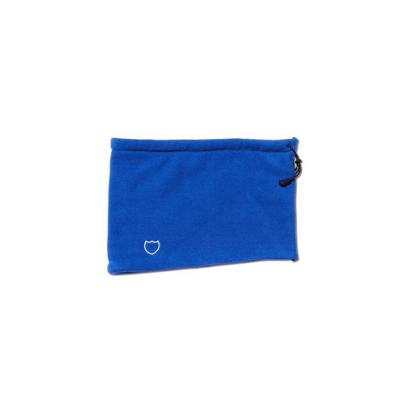 WINTERG   BLUE  ワンポイントの刺繍が効いたシンプルなデザインのネックウォーマー。首元のアクセントにも○