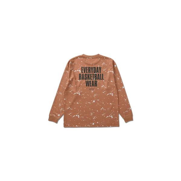 Splashs SW21   ORANGE  design：インクが飛び散ったようなグラフィックを全面にプリントした長袖TEEシャツ。ゆとりのあるシルエットで派手過ぎずどのような服にも合わせやすいカラーリング。AKTRからのメッセージがバッ...