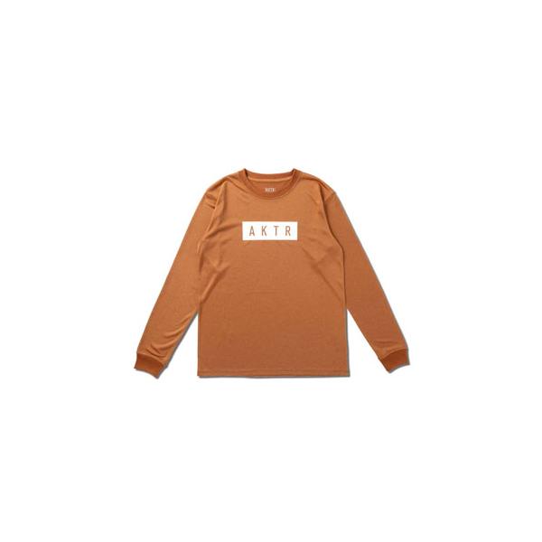 AEROSTEAM AKTKD SW21   ORANGE  150 design：AKTRのボックスロゴをフロントに配置した、シンプルで使い勝手の良い長袖TEEシャツ。function：スポーツ用に開発されたAKTRオリジナルファブリック...