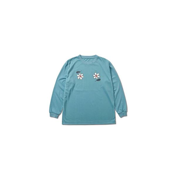 GLOW AKWMNS   BLUE  design：23SS-AWのウィメンズ、テーマは"GLOW"。さわかやさもありながら、コーディネートに加えて気軽に生活の中でスポーツを感じられるアイテムです。シーズンの花柄を大きくフロントにレイアウ...