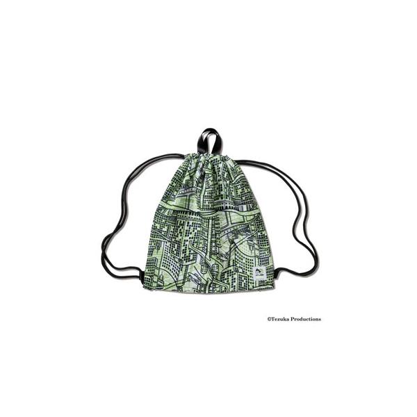 ATOM SAKT SSACC   YELLOW  design：AKTRから2024年第一弾コラボレーションとしてローンチする"ATOMxAKTR"。鉄腕アトムに登場する未来都市をデザインしたナップサック.素材：ポリエステル