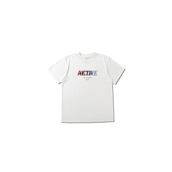MockG   WHITE  design：「AKTR」と「ATACK」という異なる2つの言葉を重ねてグラフィカルに表現したプリントが特徴の、半袖TEEシャツ。function：スポーツ用に開発されたAKTRオリジナルファブリックを使用。モ...